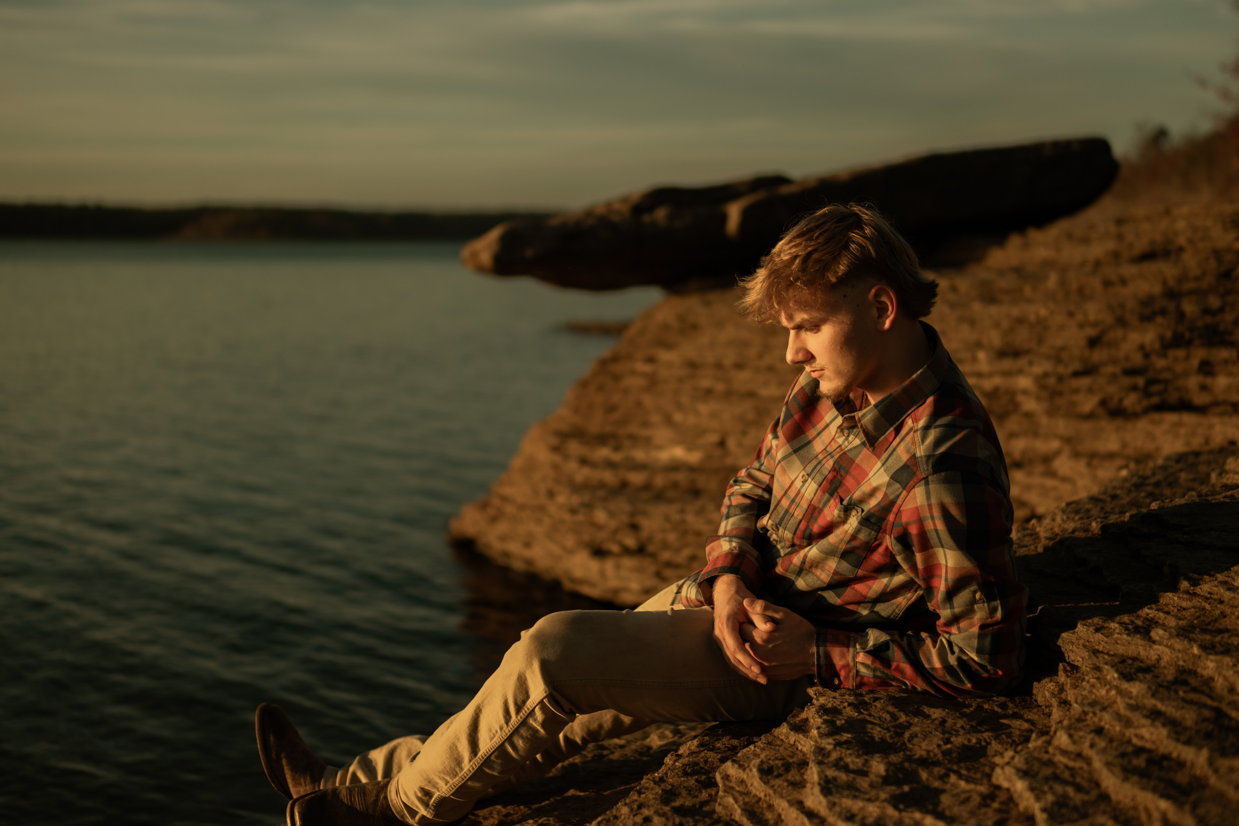 Senior Photos In Harsh Lighting