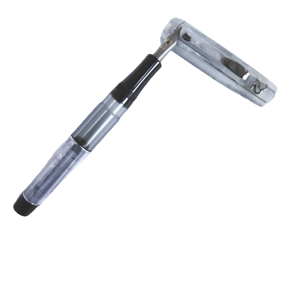 How much ink is in my fountain pen reservoir?
