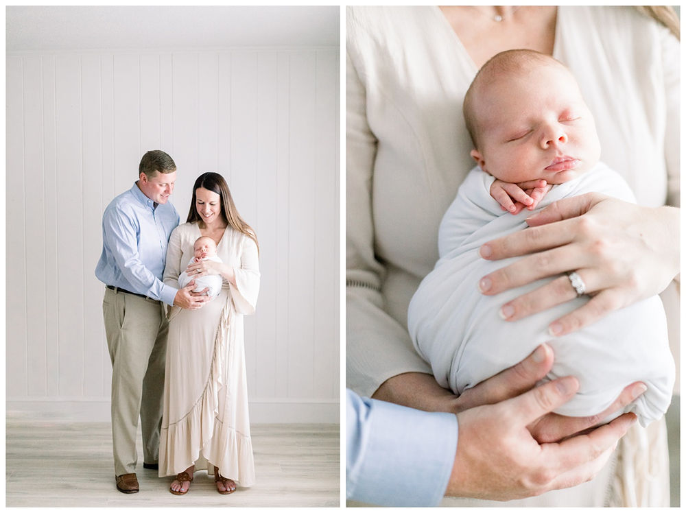 Baby Hayes | Natural Light Studio Newborn Session