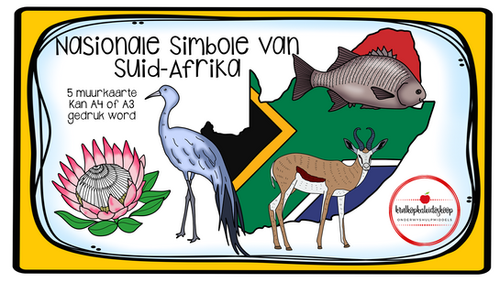 Nasionale Simbole van Suid-Afrika - Digitaal | Krulkopkaleidoskoop