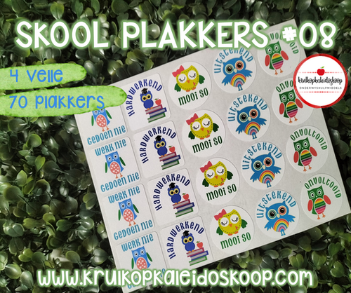 Skool plakkers #08 | Krulkopkaleidoskoop
