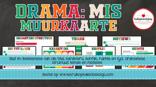 Mis Muurkaarte - Hardekopie | Krulkopkaleidoskoop