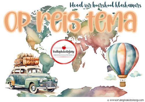 Op Reis Hoërskool tema - Digitaal | Krulkopkaleidoskoop