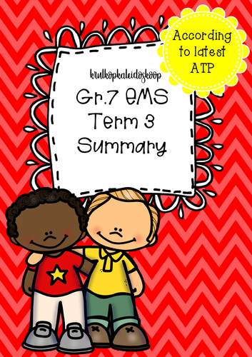 EMS Gr.7 Term 3 ATP Summary | Krulkopkaleidoskoop