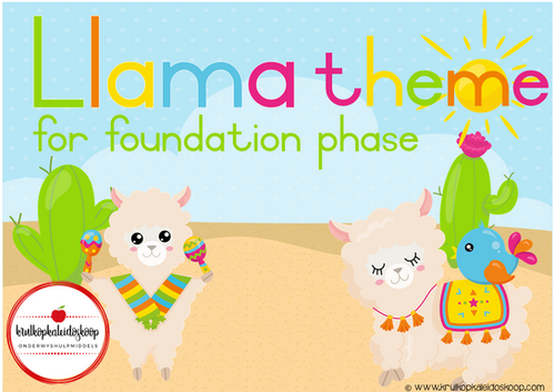 Llama Theme Foundation Phase - Digital | Krulkopkaleidoskoop