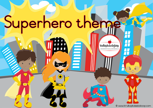 Superhero Theme - Digital | Krulkopkaleidoskoop