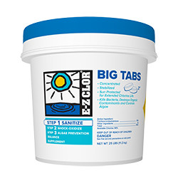 3" Trichlor Tablets (50lb) | East Coast Water Wiz