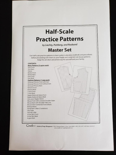 Half-Scale Practice Patterns | lorrainehenrysews