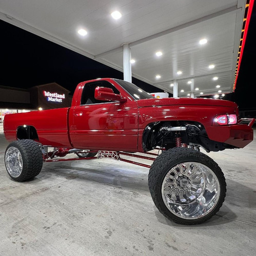 1994-1999 RAM 4 Link/traction bar combo with mini cradle