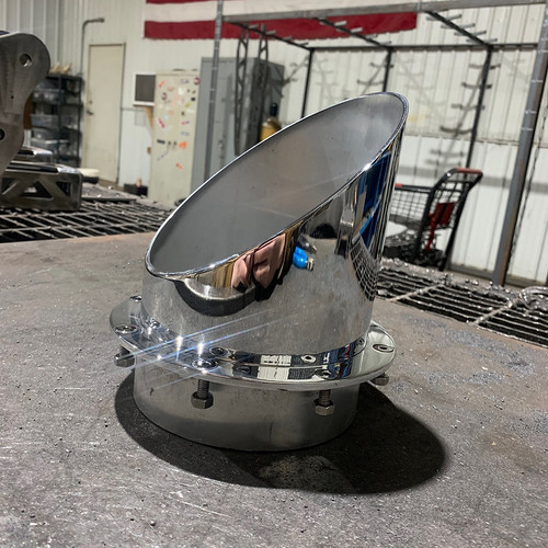 6" POLISHED ALUMINUM HOODSTACK