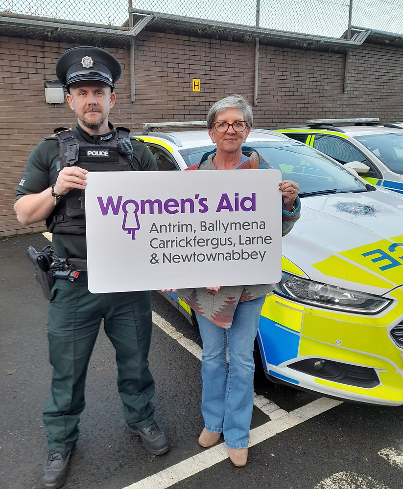 Antrim & Newtownabbey PSNI Stand with Women’s Aid ABCLN