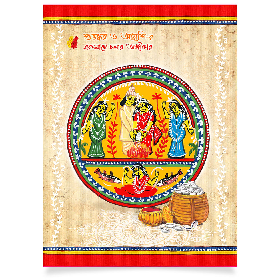 Bengali Wedding Card Design