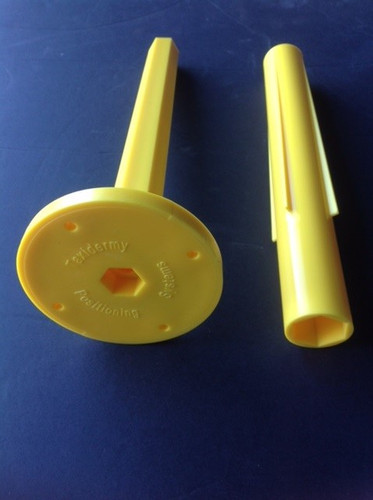 TPS PM 27 Pedestal Mounting Bracket Yellow | Mountain High Supply