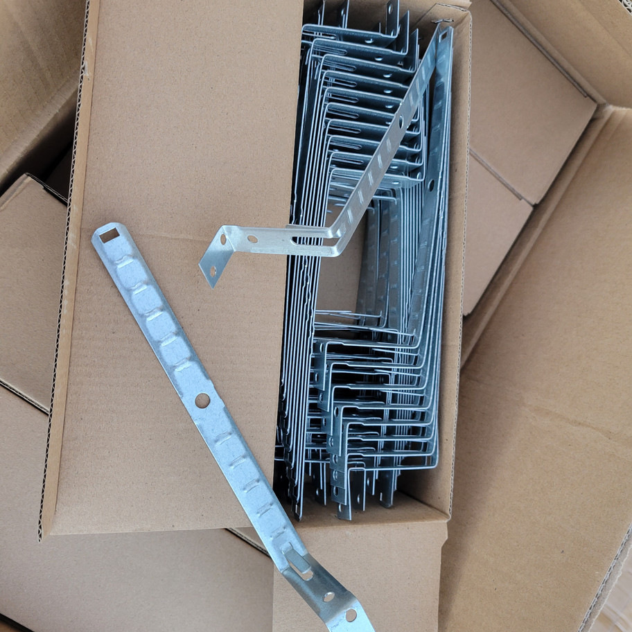 CJ6 Pre-Galvanized Steel Stud Mounting Cable Support With Locking Tab ...