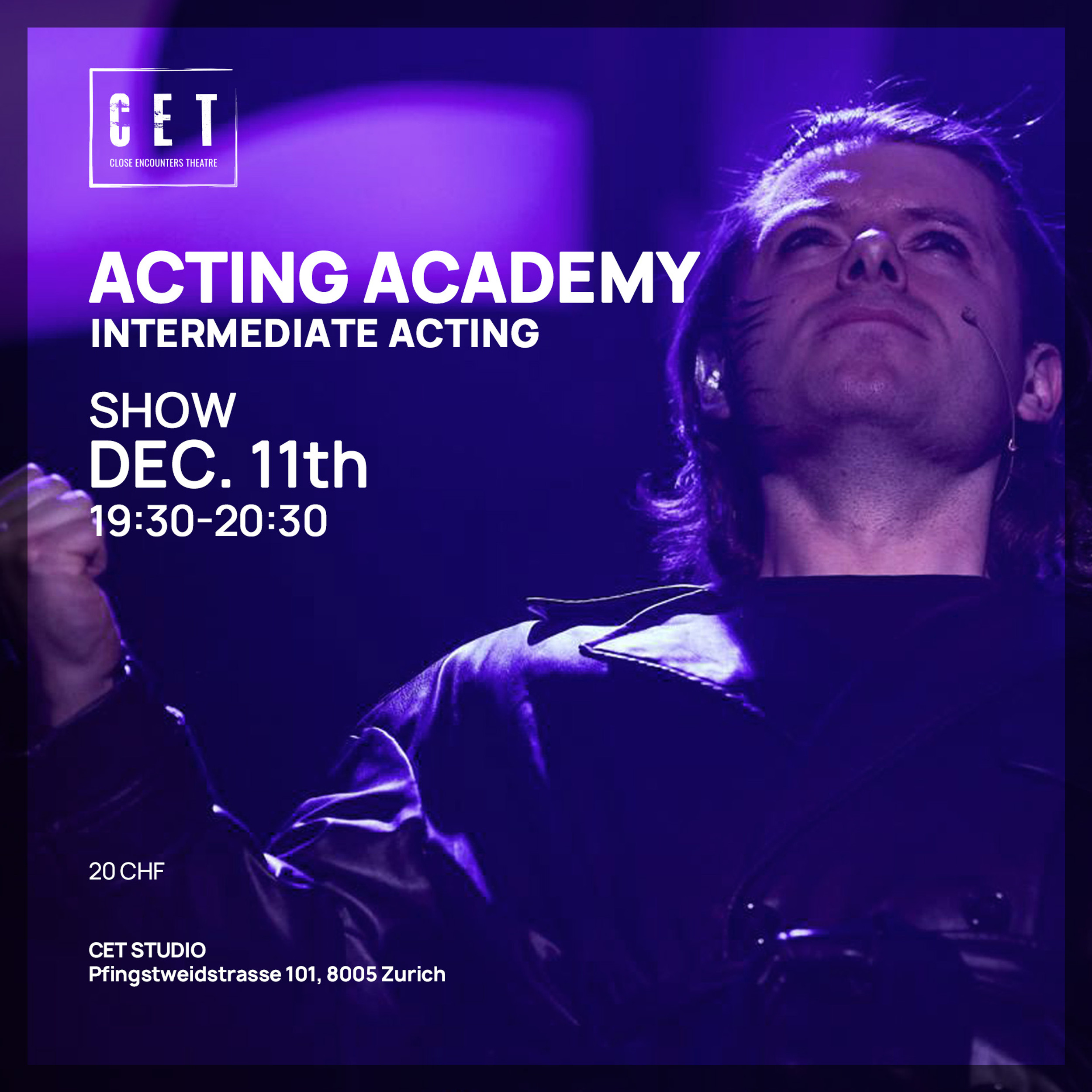SHOWCASE! Acting Academy Intermediate - Dec. 11th | Close Encounters