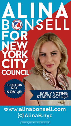 Alina Bonsell for New York City Council District 5