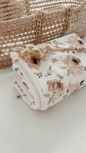 Couverture Double gaze/coton/ouate/moumoute(Tissus au choix) | Happy Léonie