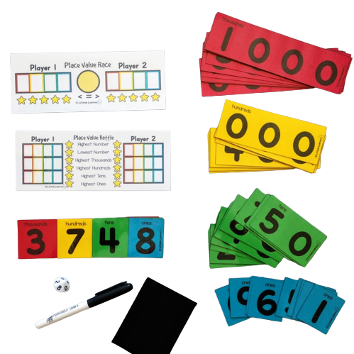 Place Value Stacking Cards | Lil Dude Learning