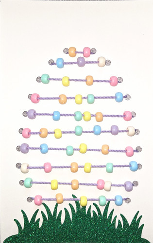 Beaded Egg Craftivity Kit | Lil Dude Learning