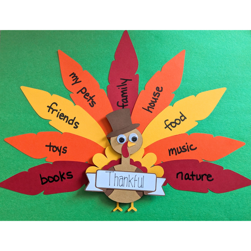 Thankful Turkey Craftivity Kit | Lil Dude Learning