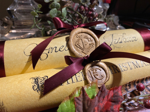 Write your own Authentic SCROLL | Brookside Cottages