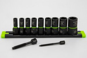 Grip Edge 9-PC 1/4" Drive SAE RPT Socket Extractor Set (standard length ...