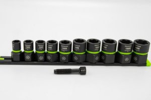 Grip Edge 10-PC 3/8" Drive Metric RPT Socket Extractor Set 10-19MM (No ...