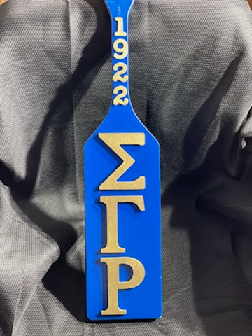 SIGMA GAMMA RHO PADDLE | Lane Wood Work
