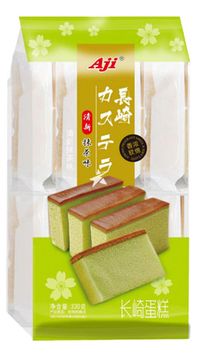 Aji Matcha Flavour Soft Cake 330g | Rak Roastery