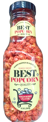 Best Popcorn Strawberry Flavour 260g | Rak Roastery