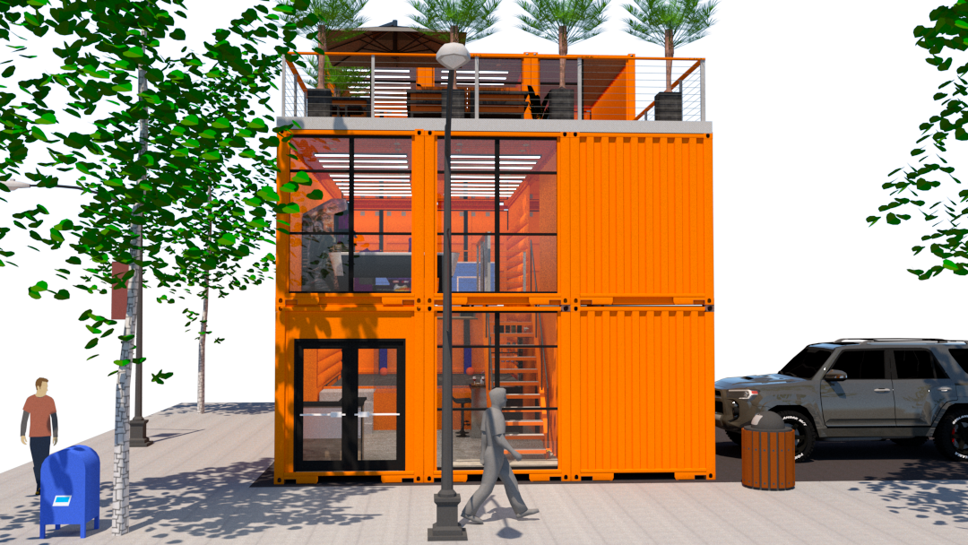 Designer Creates the First Adults Only Shipping Container Trampoline ...