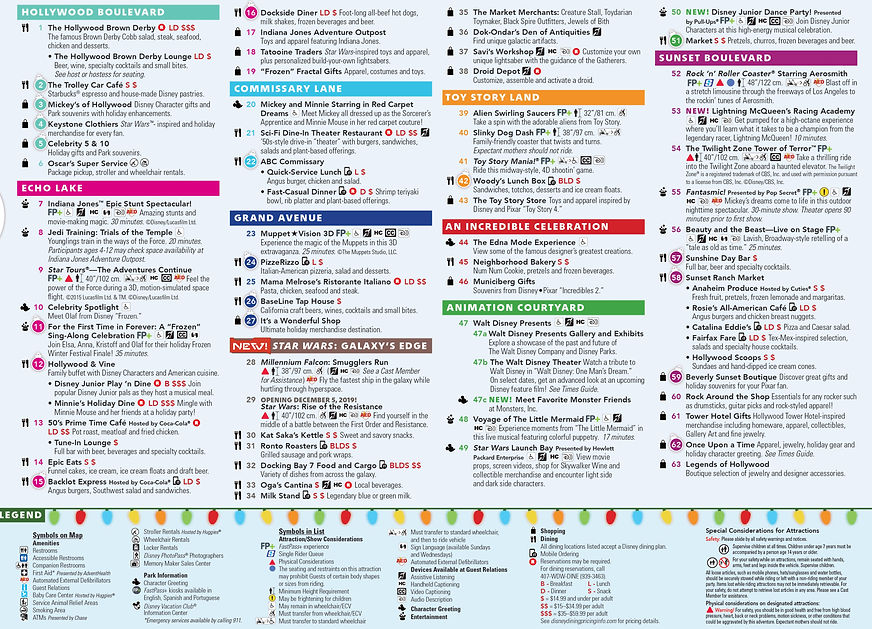 Hollywood Studios Maps | WDW Unlimited