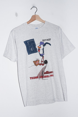 Vintage 90s Looney Tunes Road Runner Graphic Tee (1995) (S/S-M) | Fresh ...