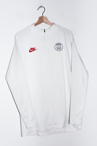 2019-20 Nike PSG Football Quarter Zip Training Jumper (M-L) | Fresh ...