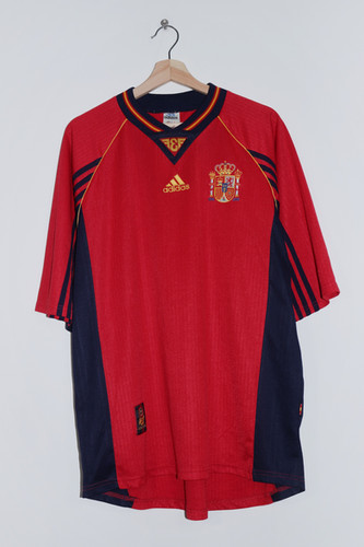 1998 World Cup Adidas Spain National Team Home Kit Jersey (XL) | Fresh ...