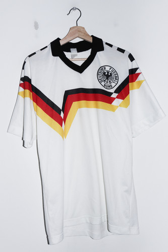 1990 World Cup Fan Made Germany Football Home Kit Jersey (L) | Fresh ...