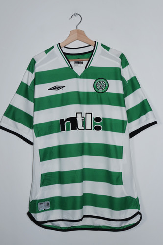 2001-03 Umbro Celtic Home Kit Jersey (XL) | Fresh Flames Store