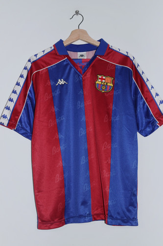 1992-95 Kappa Barcelona Home Kit Jersey (Rare) (M) | Fresh Flames Store
