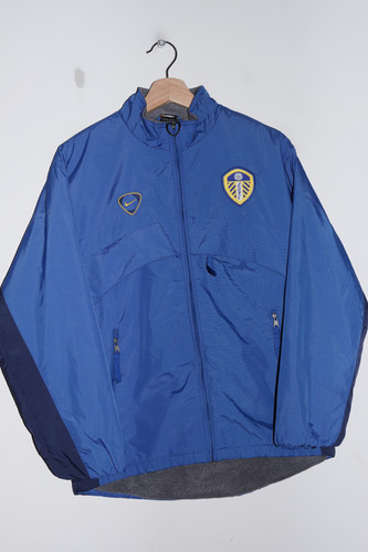 2000-01 Nike Leeds United Football Thick Fleece Lined Training Jacket ...