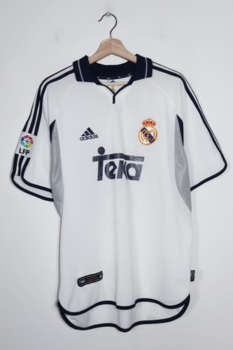 2000-01 Adidas Real Madrid Home Kit #14 Guti Jersey (Rare) (M-L ...