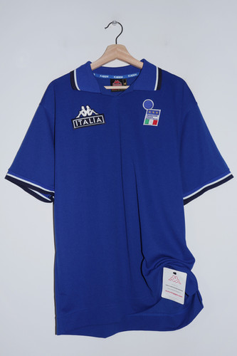 (DEADSTOCK) Kappa Italia 2000 Italy National Team Training Jersey (XL ...