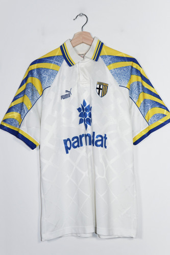 1995-96 Puma Parma Home Kit #11 Crespo Jersey (Rare) (M) | Fresh Flames ...
