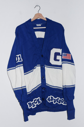 Vintage USA College Vikings Knitted Cardigan (L-XL) | Fresh Flames Store
