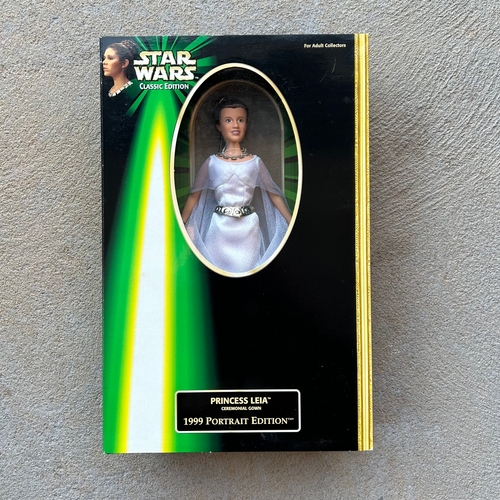 (BRAND NEW) Vintage Hasbro Star Wars Princess Leia Large Figurine (1999 ...