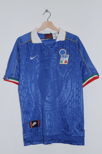 1995 Nike Premier Italy National Team Home Kit Jersey (Rare) (M ...