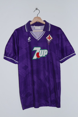 1992-93 Lotto Fiorentina Home Kit 7UP Jersey (Very Rare) (M) | Fresh ...