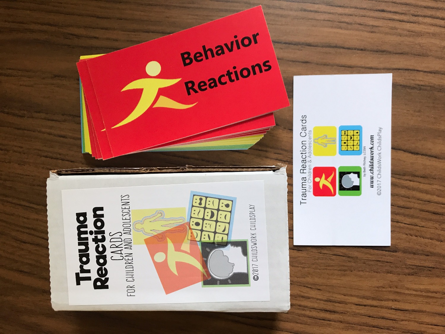 Trauma Reaction Cards: For Children & Adolescents