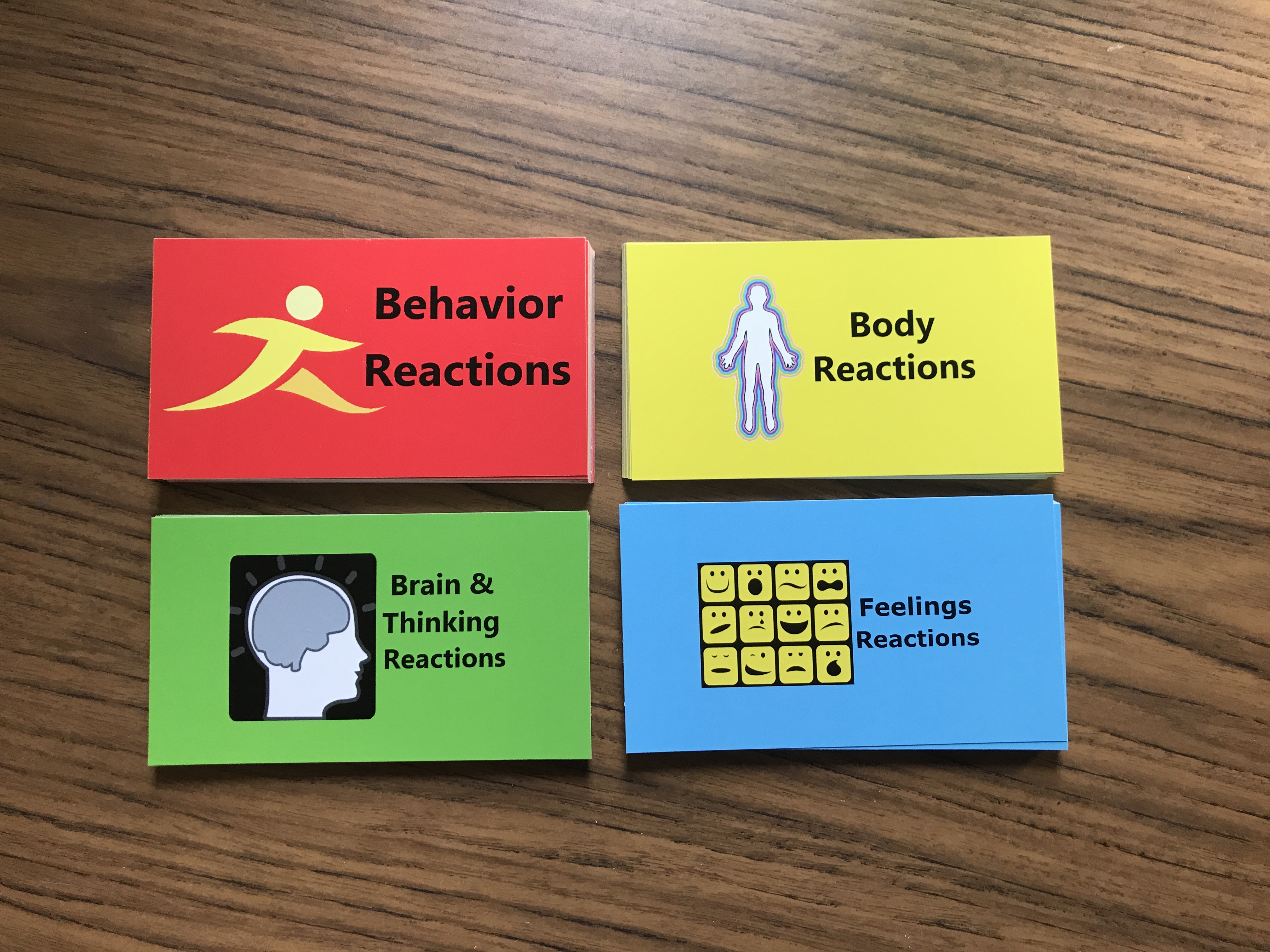 Trauma Reaction Cards: For Children & Adolescents