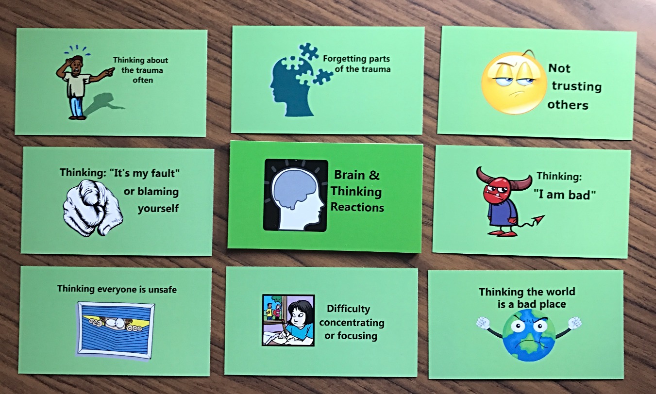 Trauma Reaction Cards: For Children & Adolescents