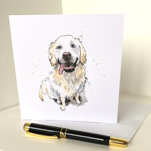 Golden Retriever Card | Luci Power